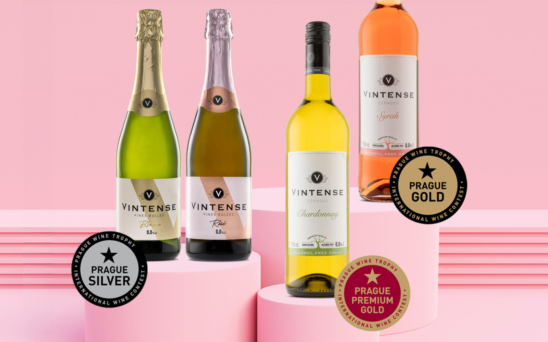 4 medals at the Prague Wine Trophy - Vintense