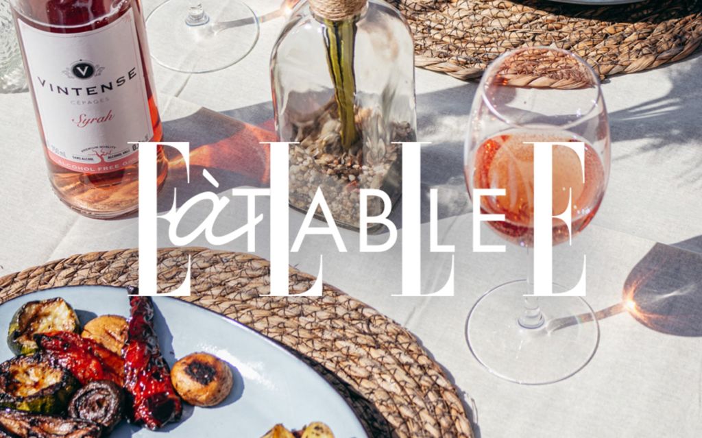 Vintense dans la sélection stylée sans alcool d'Elle - Vintense